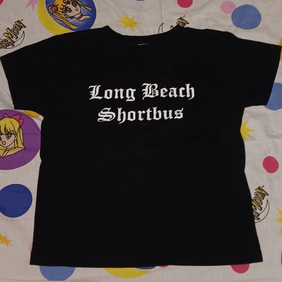Vintage | Tops | 202 Long Beach Shortbus Skunk Records Vintage Crop Top Shirt California Tee ...